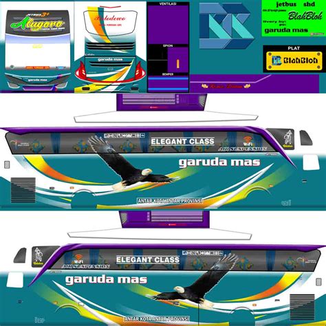 35 Livery Bussid Garuda Mas Kualitas Jernih HD Dan SHD Livery Bussid