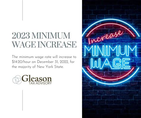 2023 Minimum Wage Increase Gleason Tax Advisory