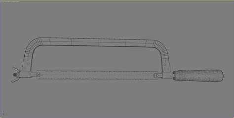 Hacksaw 3d Model 8 Max Fbx Obj Free3d