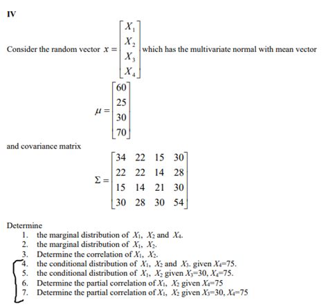 solved iv consider the random vector x x which has the