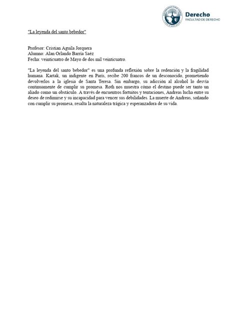 La Leyenda Del Santo Bebedor Pdf