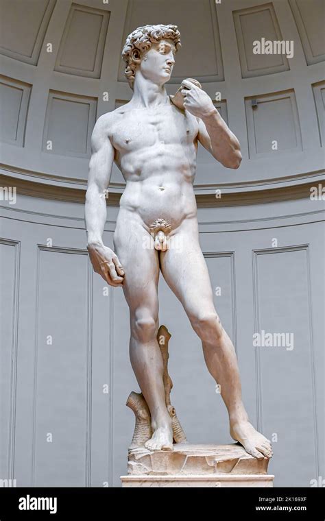 Statue Of David Michelangelo Famous Marble Sculpture In The Firenze