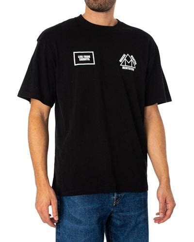 Black Edwin T Shirts For Men Lyst
