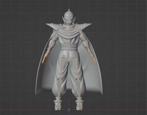 Piccolo Dragonball 3d Model By Summerforce