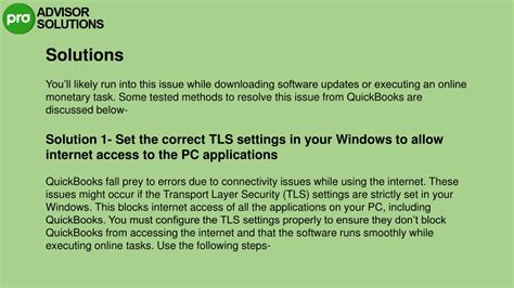 Ppt An Effective Guide To Fix Quickbooks Error Powerpoint