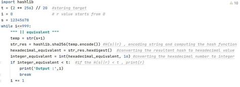 Solved Hash Puzzles Node Proposing A Block Needs To Find Chegg