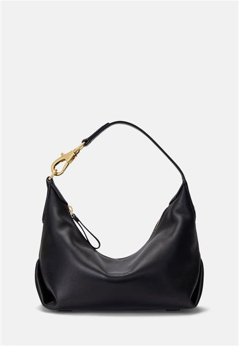 Lauren Ralph Lauren Kassie Shoulder Bag Small Håndtasker Blacksort