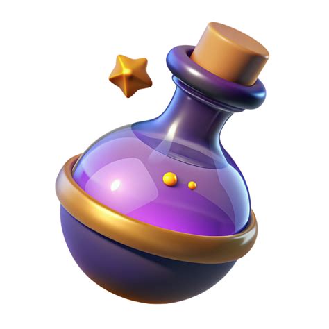 Magic Bottle 3d Asset 47530530 Png