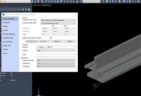 Compound Beams Section Materials Autodesk Community