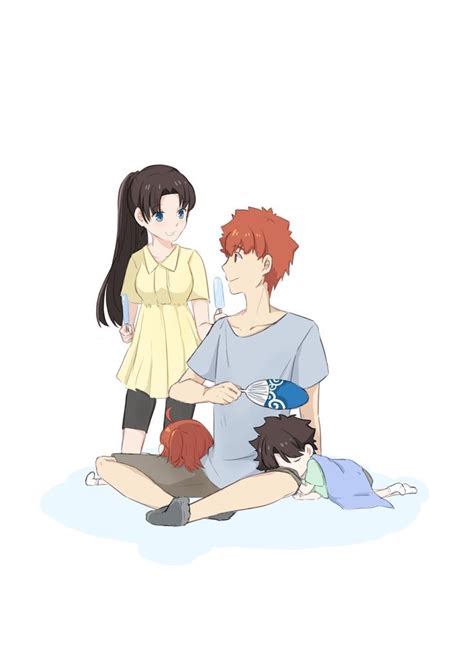 Shirou X Rin Fate Stay Night Anime Fate Stay Night Rin Fate Stay