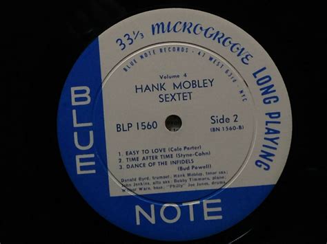 Hank Mobley Sextet Volume 4 Blue Note 1560 West 63rd Dg
