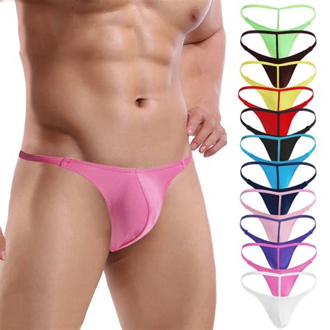 Tanga Sexy De Cintura Baja Para Hombre Cintur N Fino De Moda Bragas