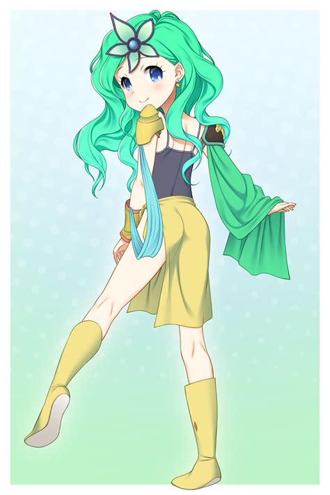 Rydia Final Fantasy And 1 More Drawn By Fugetsutaku Danbooru