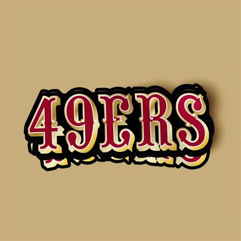 Vibrant San Francisco 49ers Old School Text Decal Sticker Niners Levi