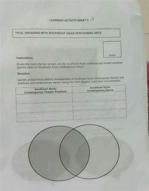LEARNING ACTIVITY SHEET B TITLE ENGAGING WITH StudyX