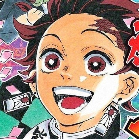 Tanjiro Manga Color Icon Demon Slayer Demon King Anime Anime