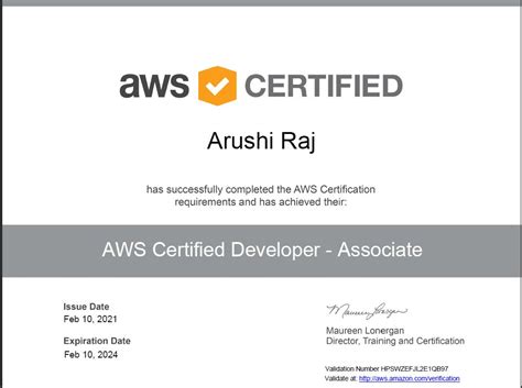 Arushi Raj On Linkedin Aws Training Certification Certified