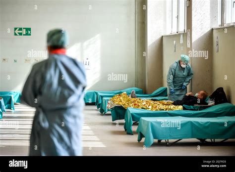 Tents And Emergency Structures Of The Civil Hospitals Of Brescia Are