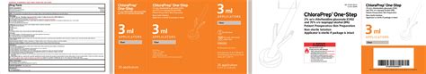 Chloraprep One Step Chlorhexidine Gluconate And Isopropyl Alcohol Solution