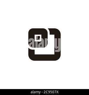 Alphabet Letters Oj Or Jo Icon Logo Vector Stock Vector Image Art Alamy