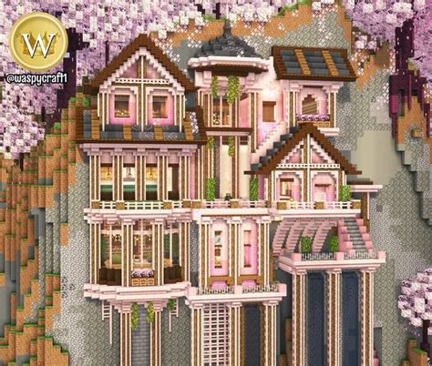 Minecraft Pink Building