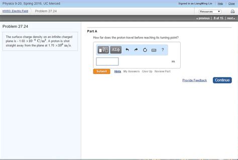 Solved The Surface Charge Density On An Infinite Charged