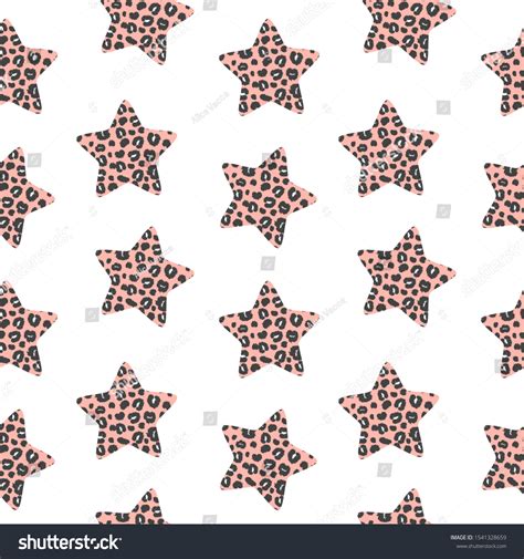 Cute Lovely Seamless Vector Pattern Background Stock Vector Royalty