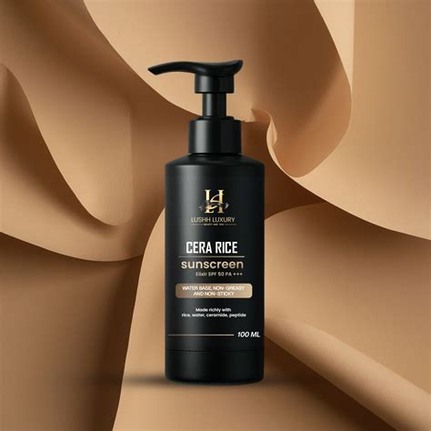 Rice Water Ceramide Non Sticky Sunscreen Spf 50 Lushhluxury