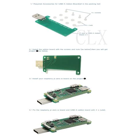 Raspberry Pi Zero W Wireless Kit Pi 0 With WiFi Bluetooth USB Expansion Board For IoT