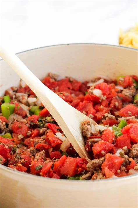 Beef American Chop Suey Recipe Sweet Peas Kitchen
