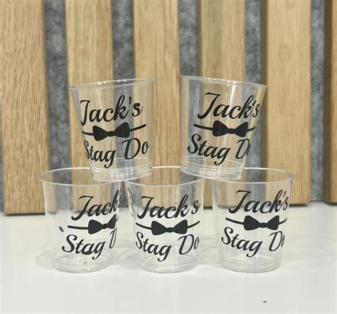 Personalised Shot Glass Wedding Shot Glass Plastic Shot Glasses Wedding