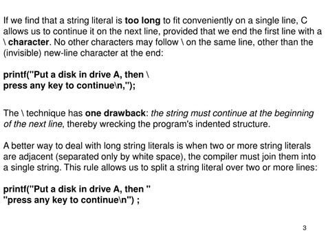 Ppt A String Literal Is A Sequence Of Characters Enclosed Within
