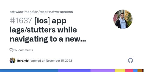 Ios App Lagsstutters While Navigating To A New Screen With Auto