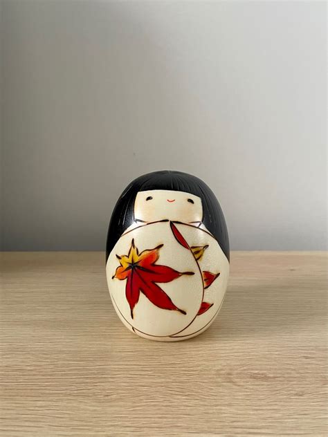Aki Kokeshi Doll By Usaburo Kokeshi Kikiva Design Australia Kokeshi