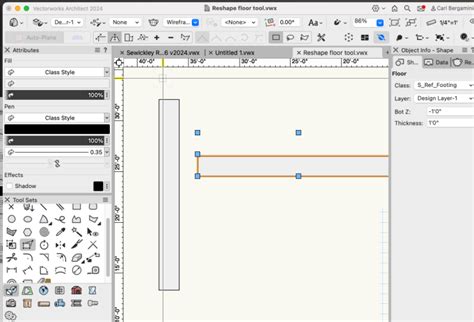 Vw2024 Floor And Reshape Tool Bug General Discussion Vectorworks Community Board