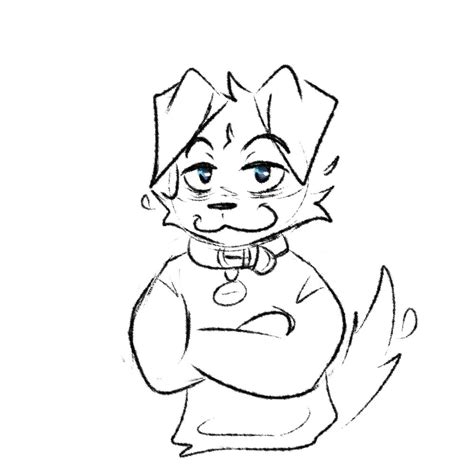 Bbooru 2024 3 Anthro Black Line Art Blue Eyes Canid Canine Canis