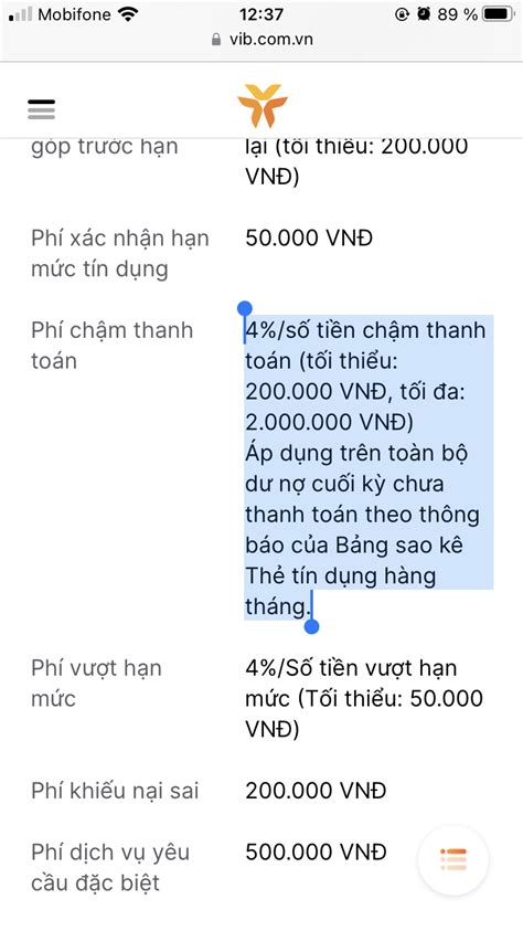 Mất tiền ngu khi dùng thẻ tín dụng CIMB Bank Page VOZ