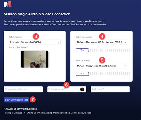 mursion magic test your connection