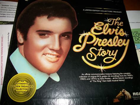 Collectible The Elvis Presley Story Limited Edition 4 Vinyl Record Set