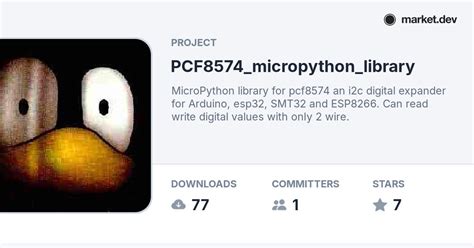 Pcf8574micropythonlibrary Ecosystem Directory Marketdev