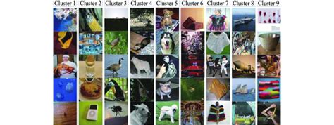 Some K Means Clustering Results On The Encoded Description Of