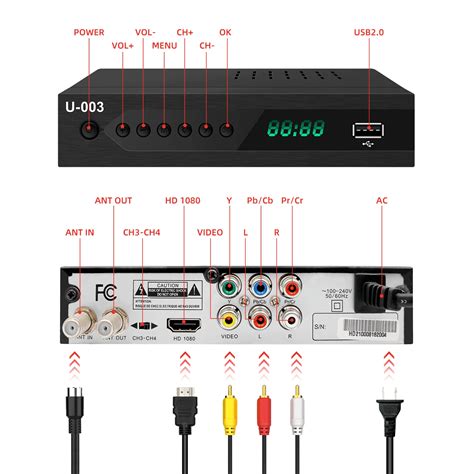 Junuo Atsc Set Top Box Atsc U 003 Usb2 0 For Pvr Atsc 3 0 High Quality
