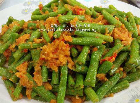 Dried Shrimps Stir Fry Long Beans