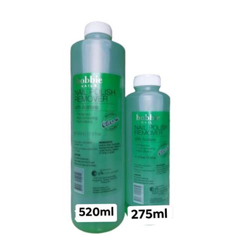 Bobbie Green Acetone Classic Manicure Pedicure Nails Acetone 235ml