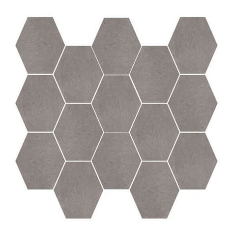 Happy Floors Newton 10 X 14 Interlocking Semi Polished Porcelain Hex