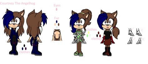 New Courtney The Angelhog Reference Sheet 2023 By Courtneytheangelhog