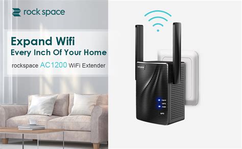 Amazon Rockspace Mbps WiFi Repeater AC WiFi Range Extender Supports WPS One