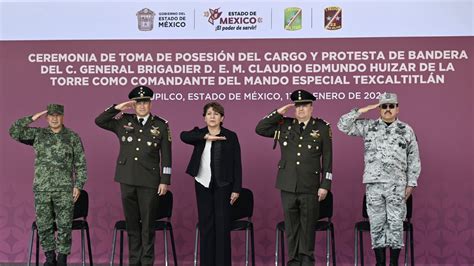 Delfina Gómez Refrenda Su Compromiso Para Fortalecer La Seguridad En
