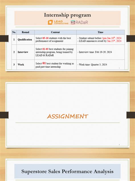 Internship Assignment Pdf