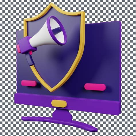 Икона отметки Psd 3d на изолированном и прозрачном фоне Премиум Psd Файл